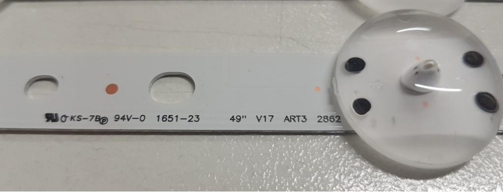 LG 49UJ651V 49UJ701V Led Bar Takımı - LG 49" V17 ART3 2862 REV0.2 LED ...