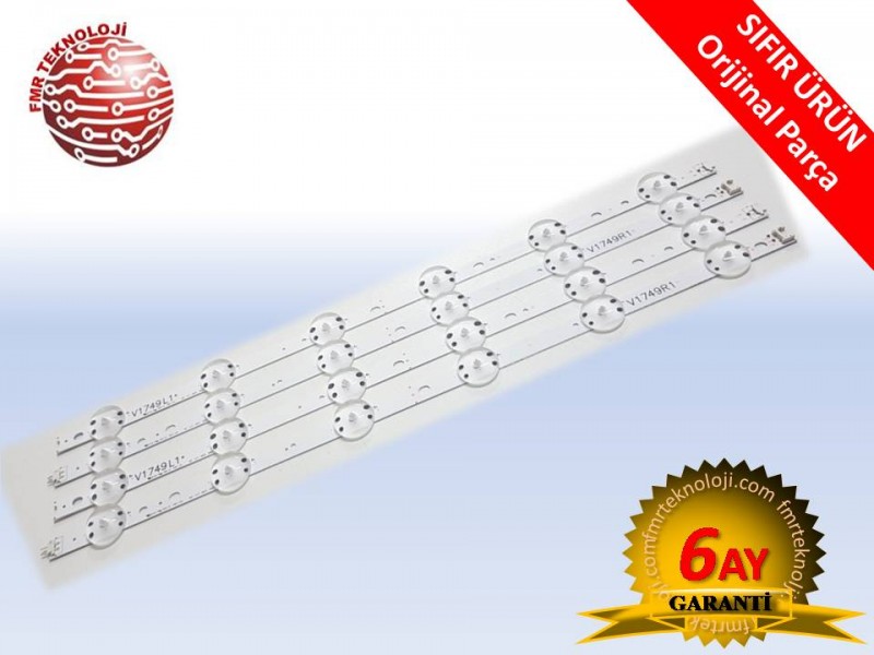 LG 49UJ651V 49UJ701V Led Bar Takımı - LG 49" V17 ART3 2862 REV0.2 LED ...